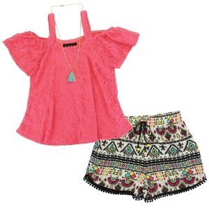 RMLA | Matching Sets | Girls Short Set Wnecklace Lacy Top Two Left ...